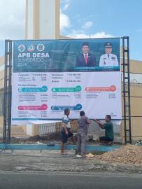 Pemasangan Banner APBKAL TA 2024 dan LPJ Realisasi APBKAL TA 202